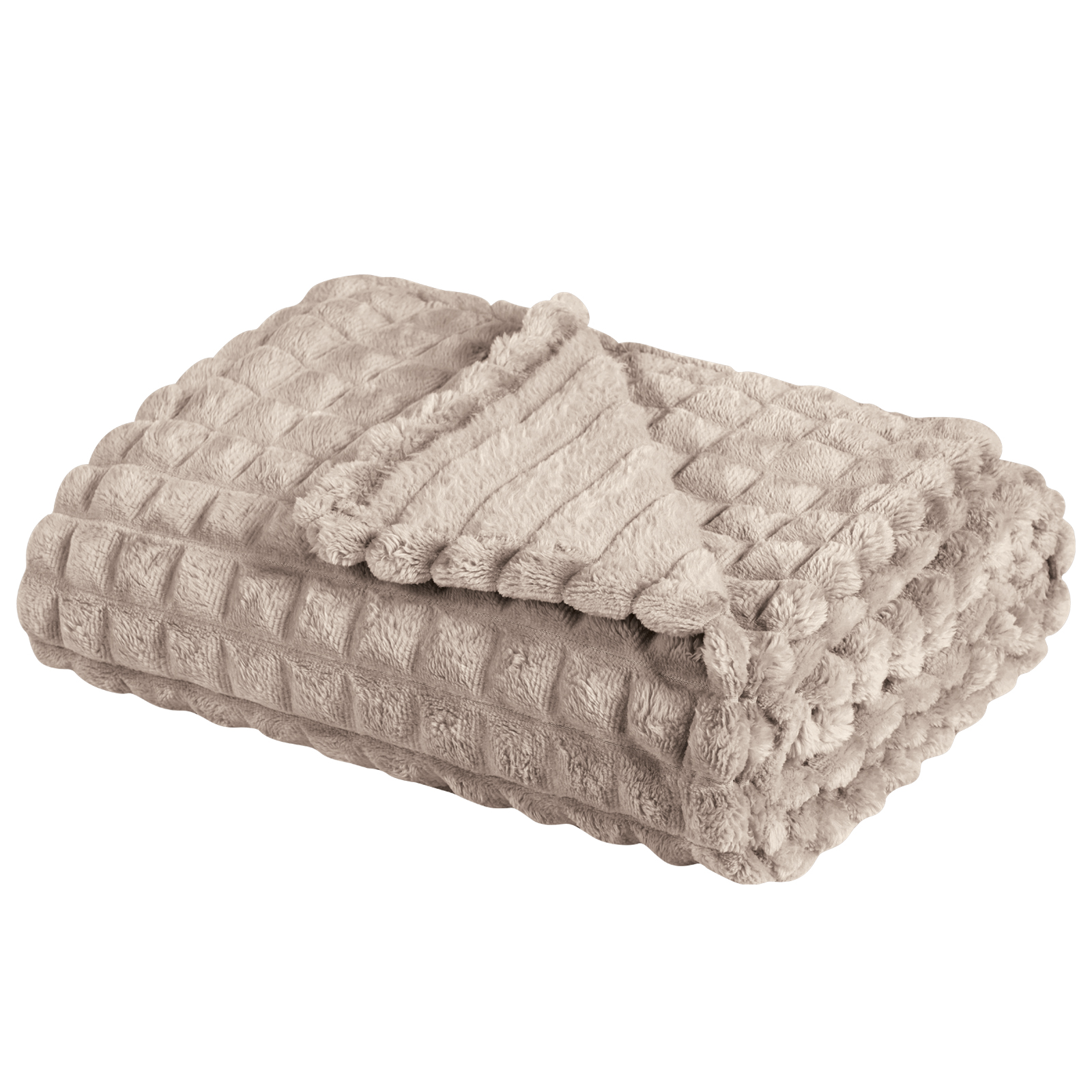 Σαλόνι :: Κουβέρτες Καναπέ :: DAS HOME ΚΟΥΒΕΡΤΑ FLEECE 130Χ170 1357 TAUPE